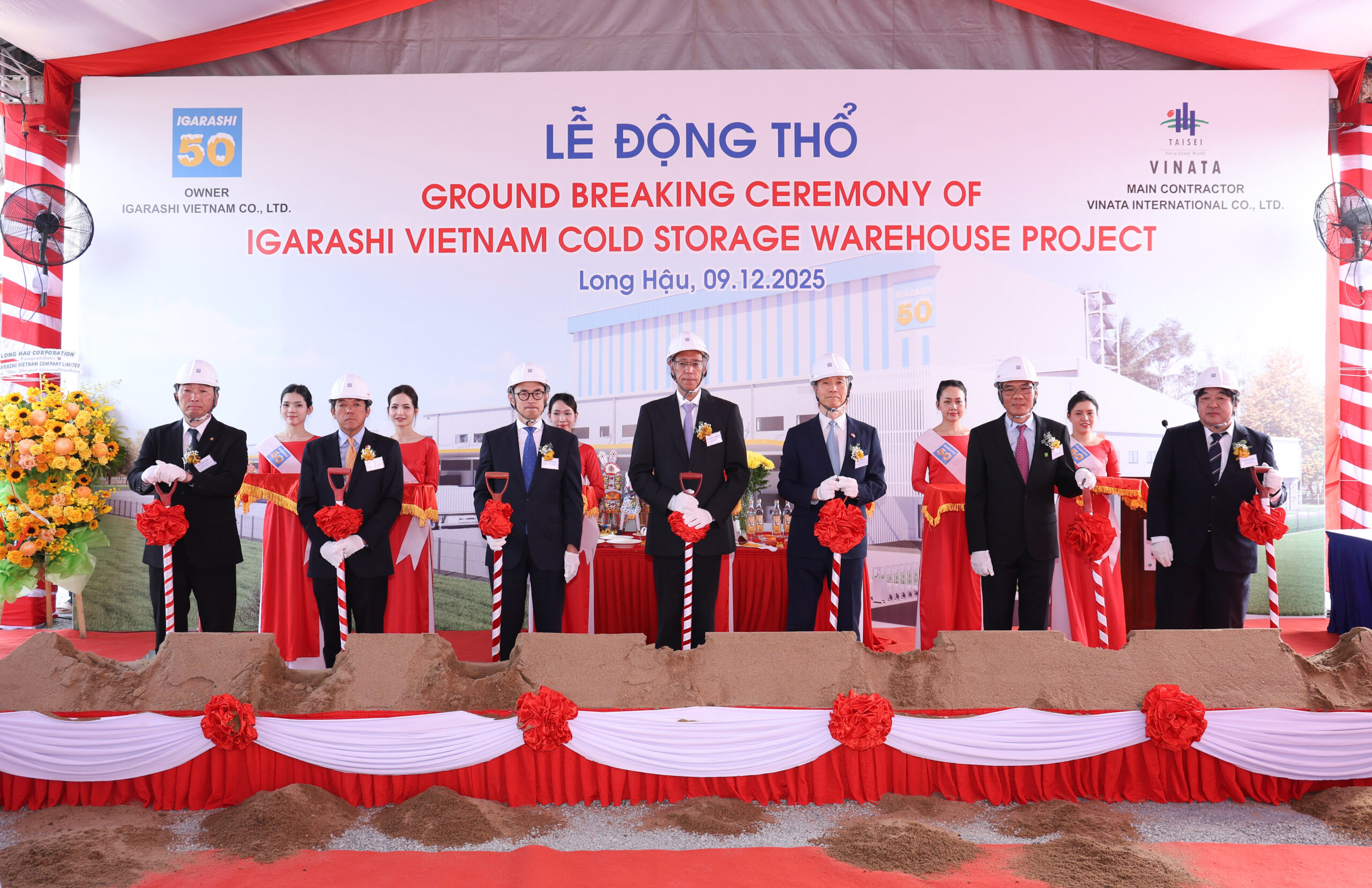 Ground breaking Ceremony of Igarashi Vietnam Cold Storage Warehouse ...